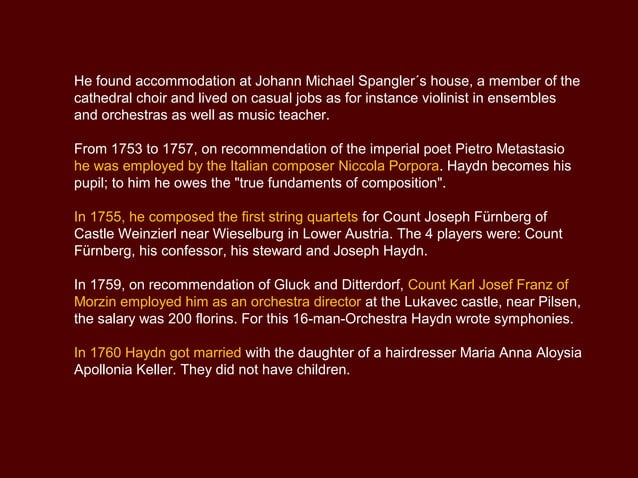 Franz Joseph Haydn - Biography | PPS | Classical Music | Music