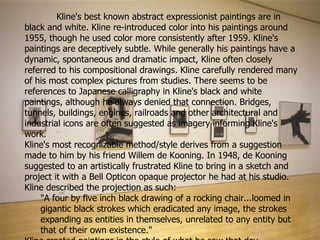 Franz Kline | PPT