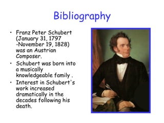 Franz Schubert | PPT