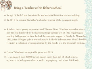 Franz schubert | PPTX