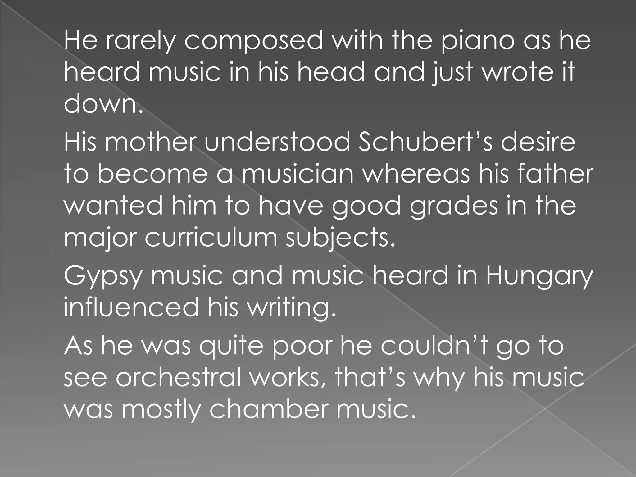 Franz schubert powerpoint | PPTX