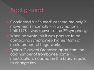 Franz schubert powerpoint | PPTX