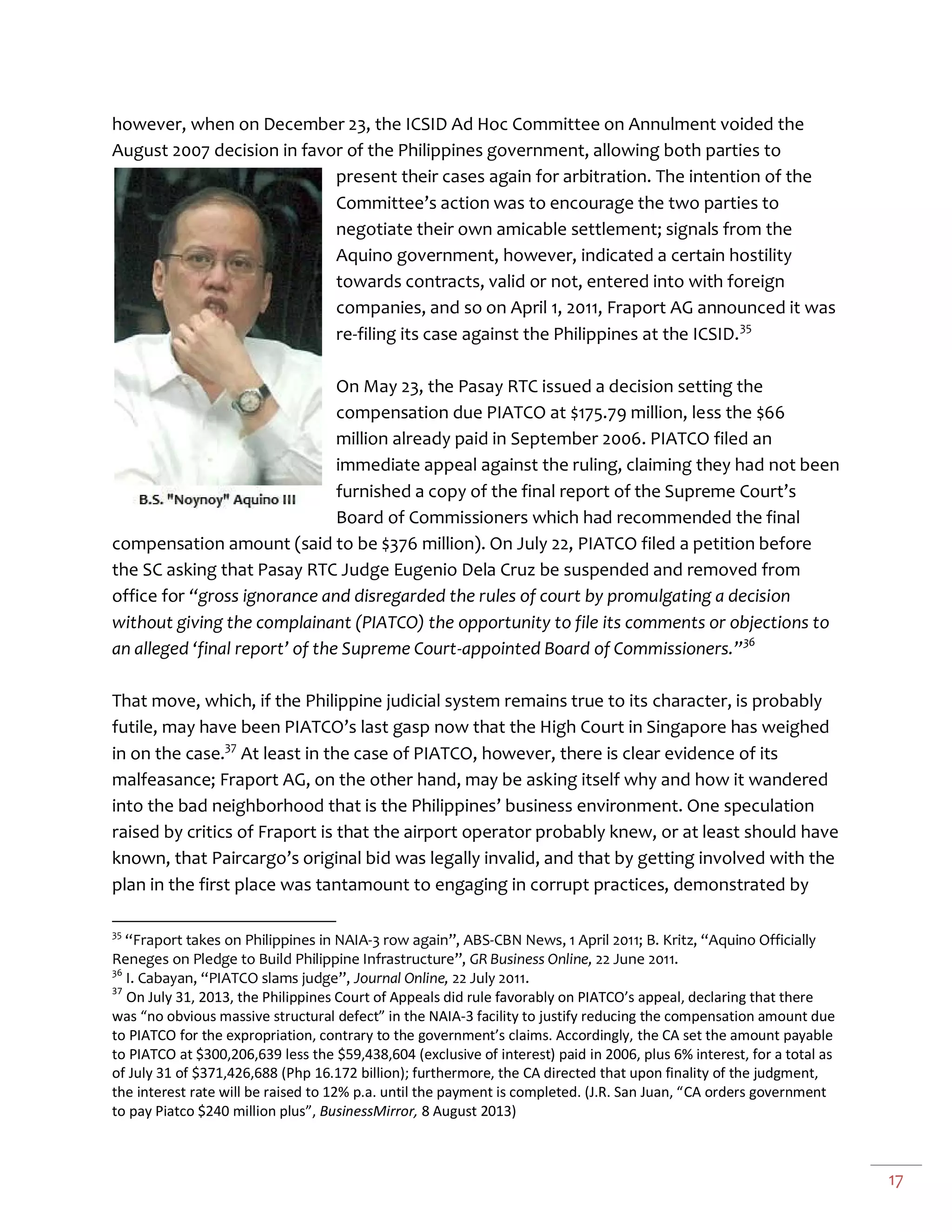 Fraport AG and the NAIA-3 Debacle: A Case Study | PDF