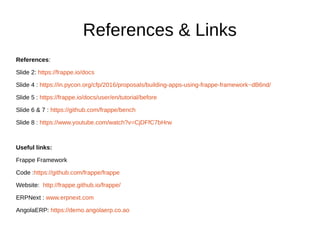 Frappe framework | PDF