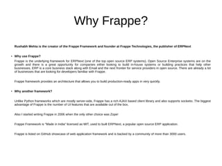 Frappe framework | PDF