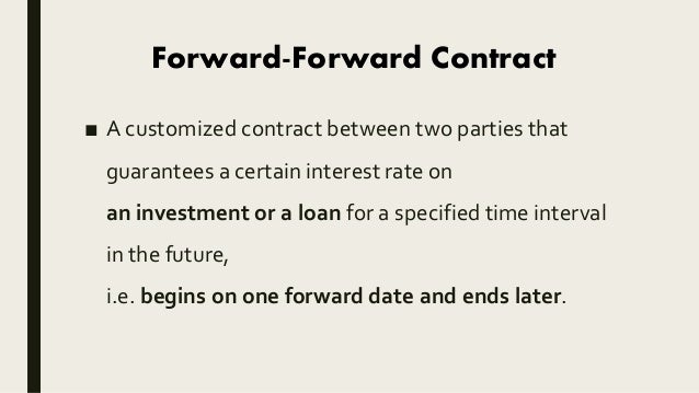 Forward Rate Agreement ppt