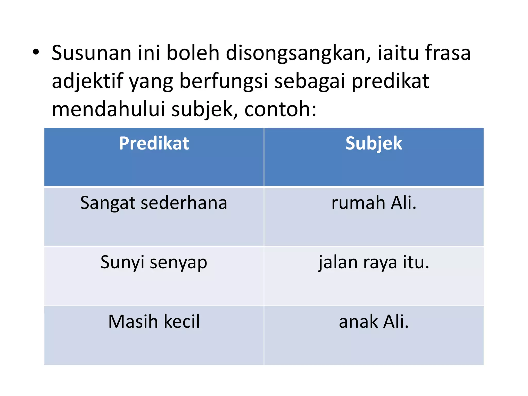 Frasa adjektif | PPTX