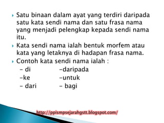 Frasa Sendi Nama | PPSX