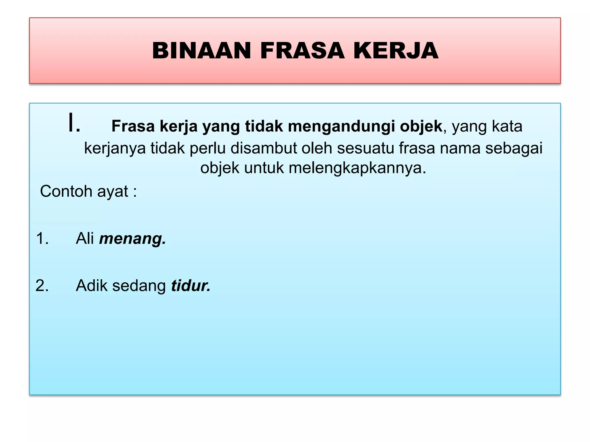 Frasa (kerja) | PPTX