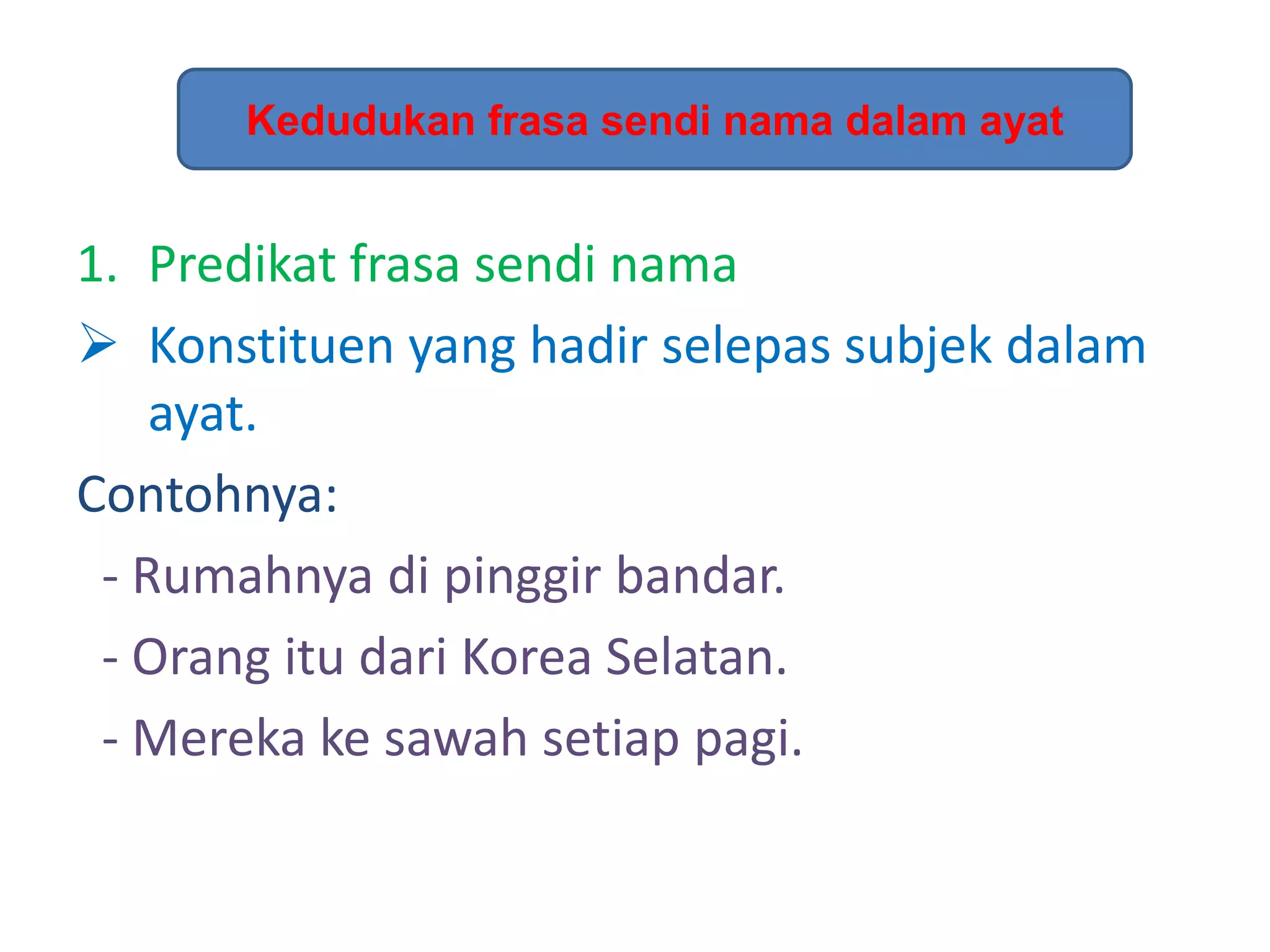 Frasa sendi nama | PPTX