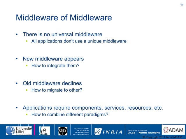 FraSCAti Adaptive and Reflective Middleware of Middleware | PPT
