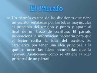 Frase, oracion y párrafo upana | PPTX