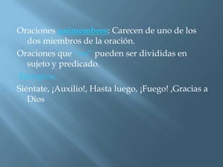 Frase, oracion y párrafo upana | PPTX