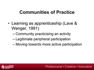 Building research student communities: is there a role for library and ...