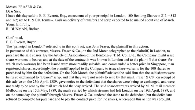 Fraser v everett | PPTX