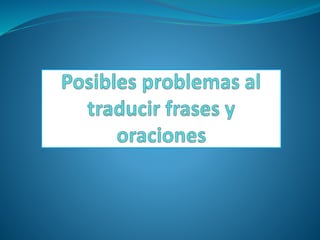 Frases y-oraciones | PPTX