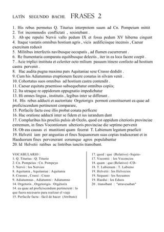 Frases de participios | PDF