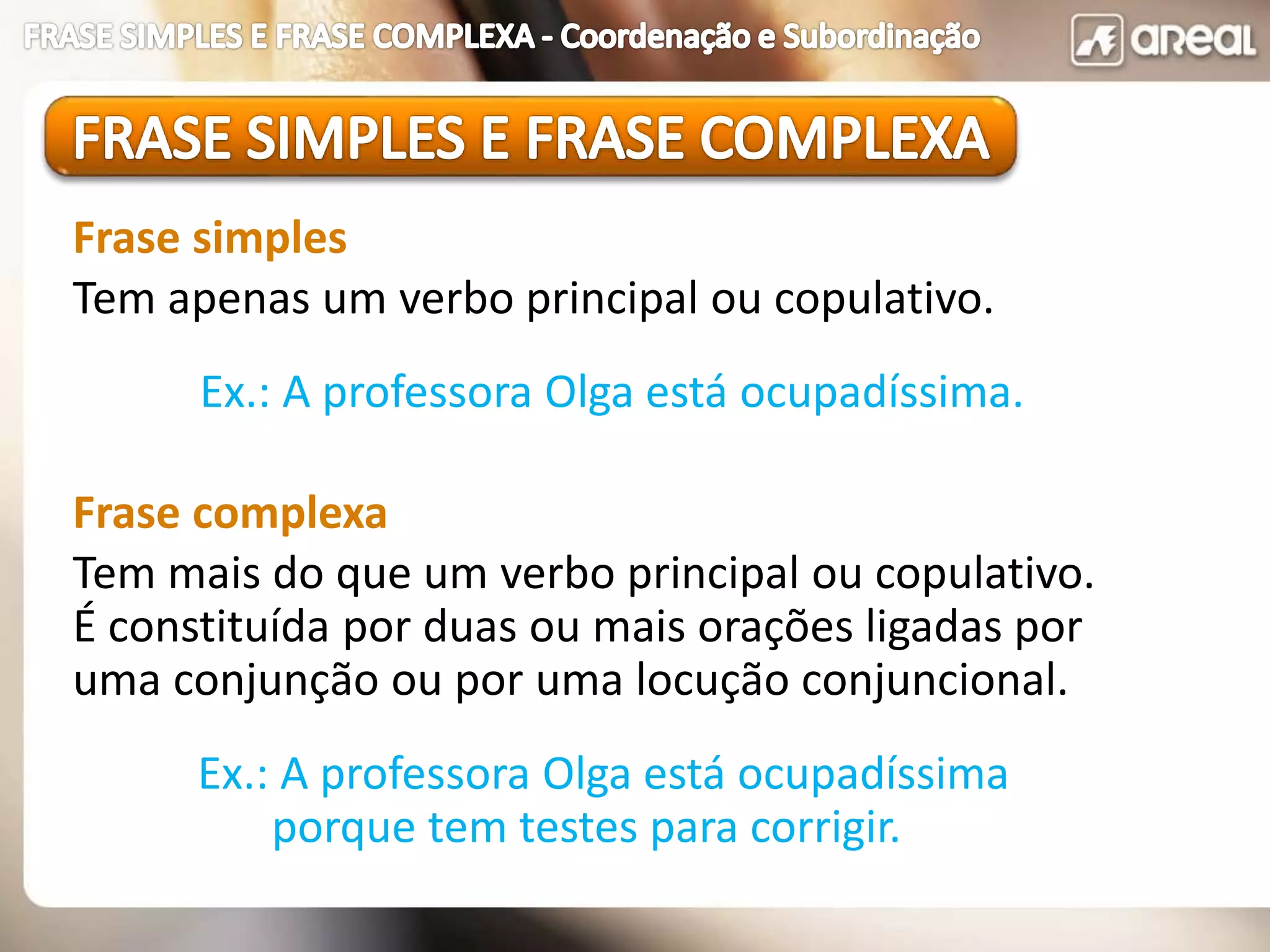 Frase simples complexa coord_subord
