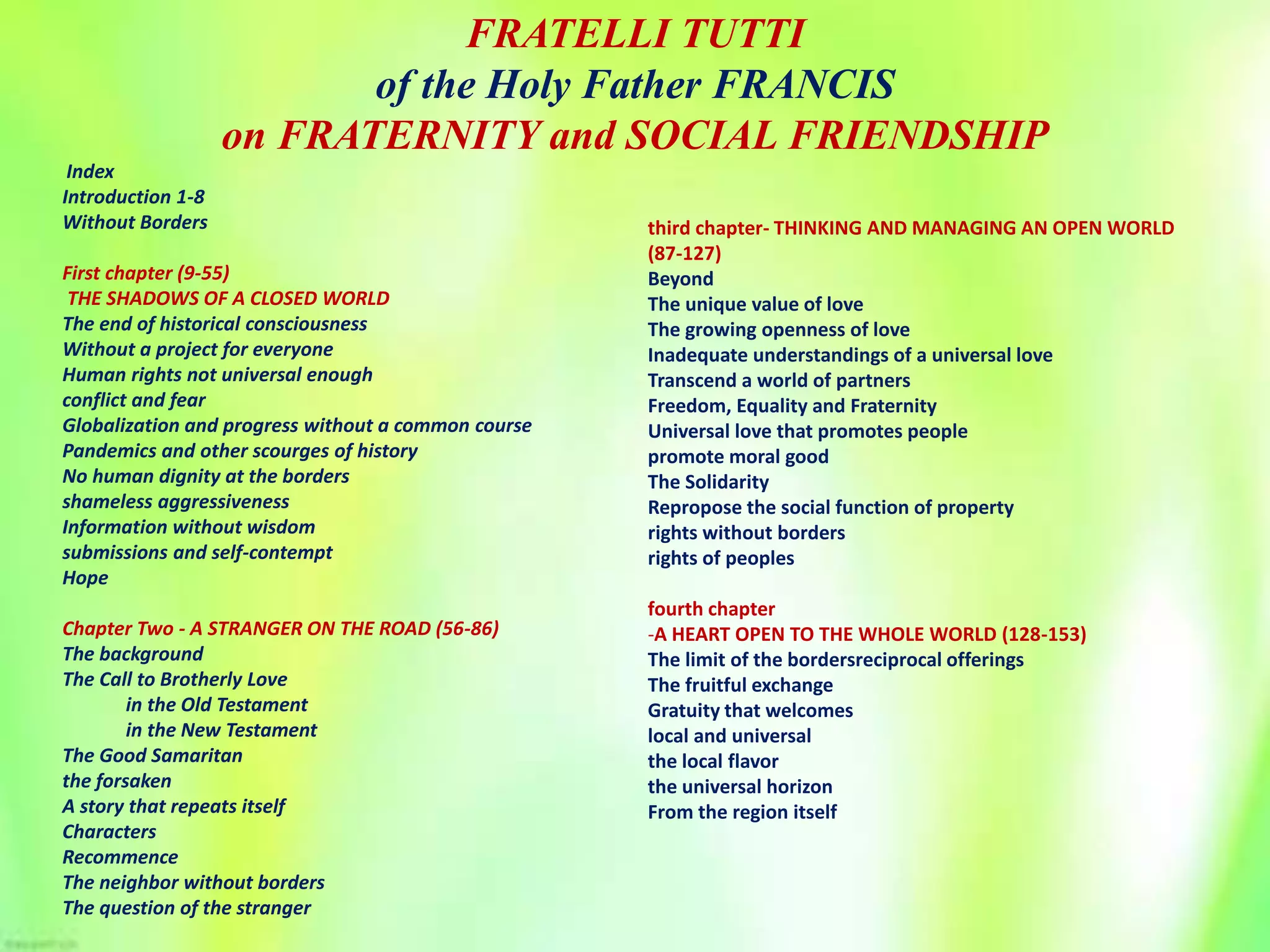 Fratelli tutti (English) - Ch 6,7,8.pptx