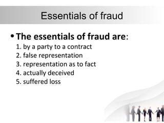 fraud | PPT