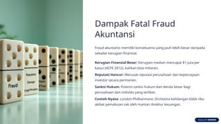 fraud akuntansi dan keuangan dalam perusahaan | PPTX