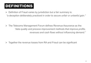 Fraud in Telecoms | PDF