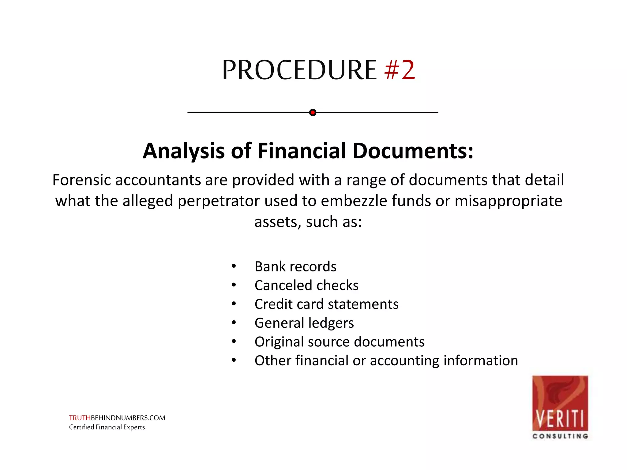 Fraud Investigation Process And Procedures | PPTX