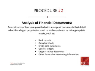 Fraud Investigation Process And Procedures | PPTX