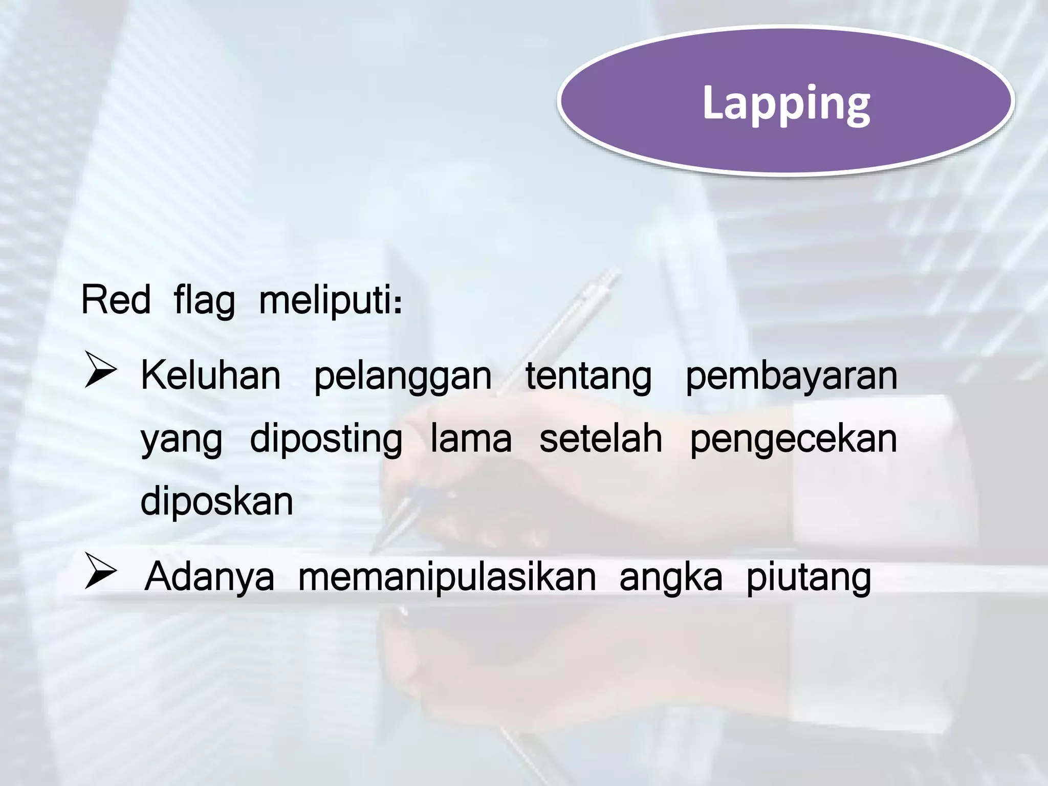 Red Flags (FRAUD AUDITING) | PPTX