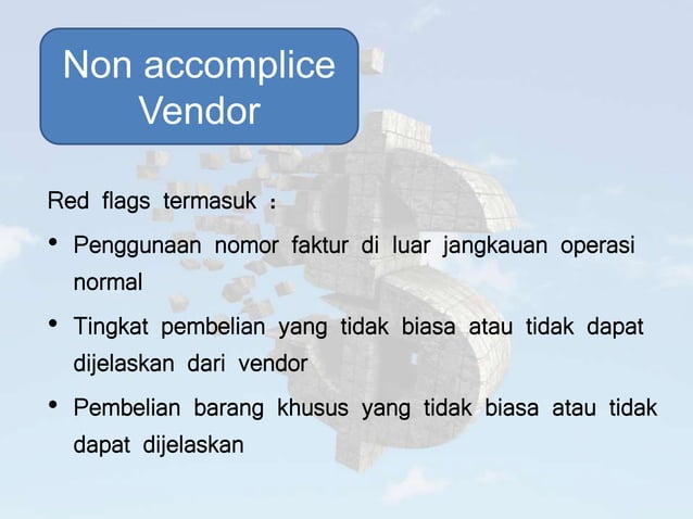 Red Flags (FRAUD AUDITING) | PPTX