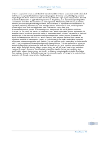 Fraud and forgery in trade finance | PDF