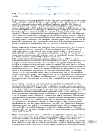 Fraud and forgery in trade finance | PDF
