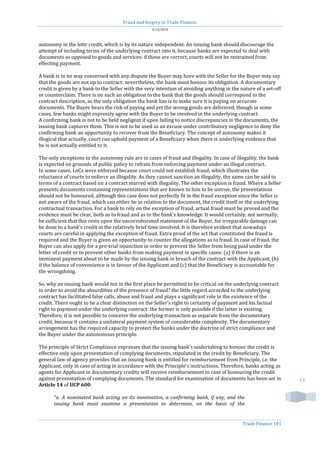 Fraud and forgery in trade finance | PDF