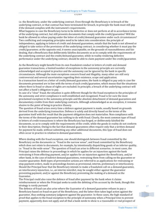 Fraud and forgery in trade finance | PDF