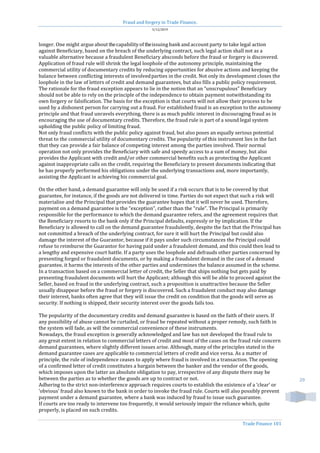 Fraud and forgery in trade finance | PDF