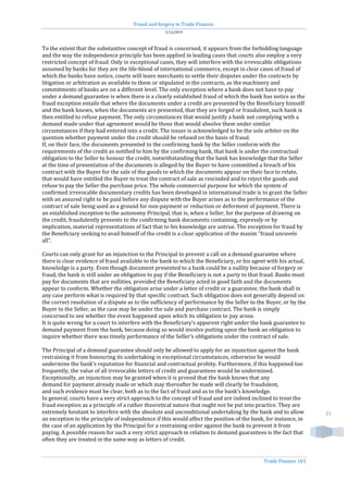 Fraud and forgery in trade finance | PDF