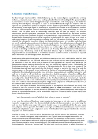 Fraud and forgery in trade finance | PDF