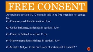 Fraud and misrepresentation vitiating free consent.pptx