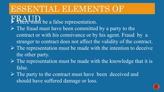 Fraud and misrepresentation vitiating free consent.pptx