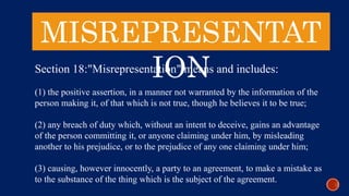 Fraud and misrepresentation vitiating free consent.pptx