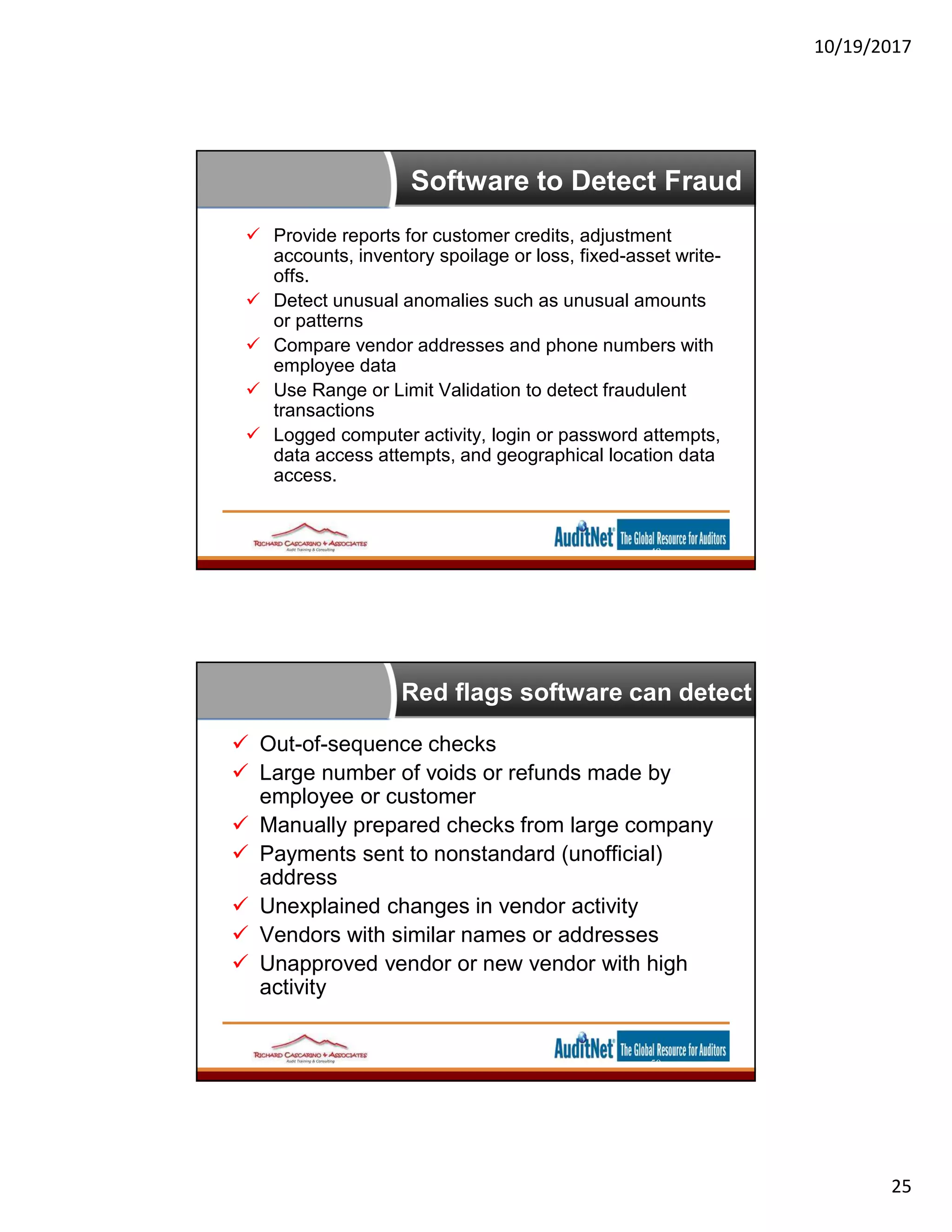 Fraud auditing creative techniques | PDF