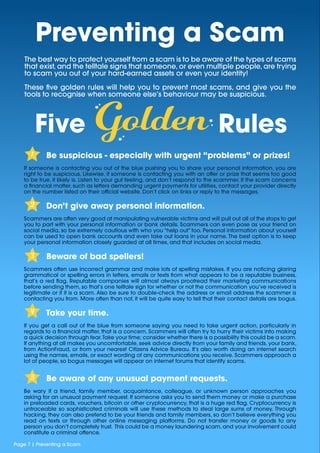 Fraud Awareness Guide for Individuals | PDF