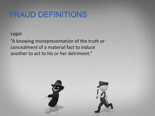 Fraud awareness training | PPTX