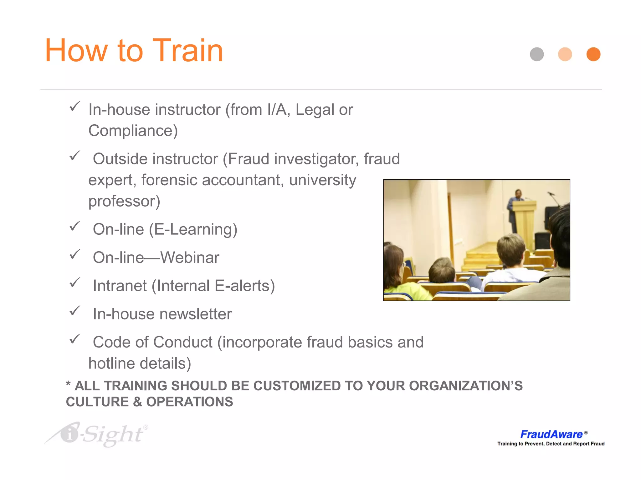 Fight Fraud with Employee Fraud Training | PPT