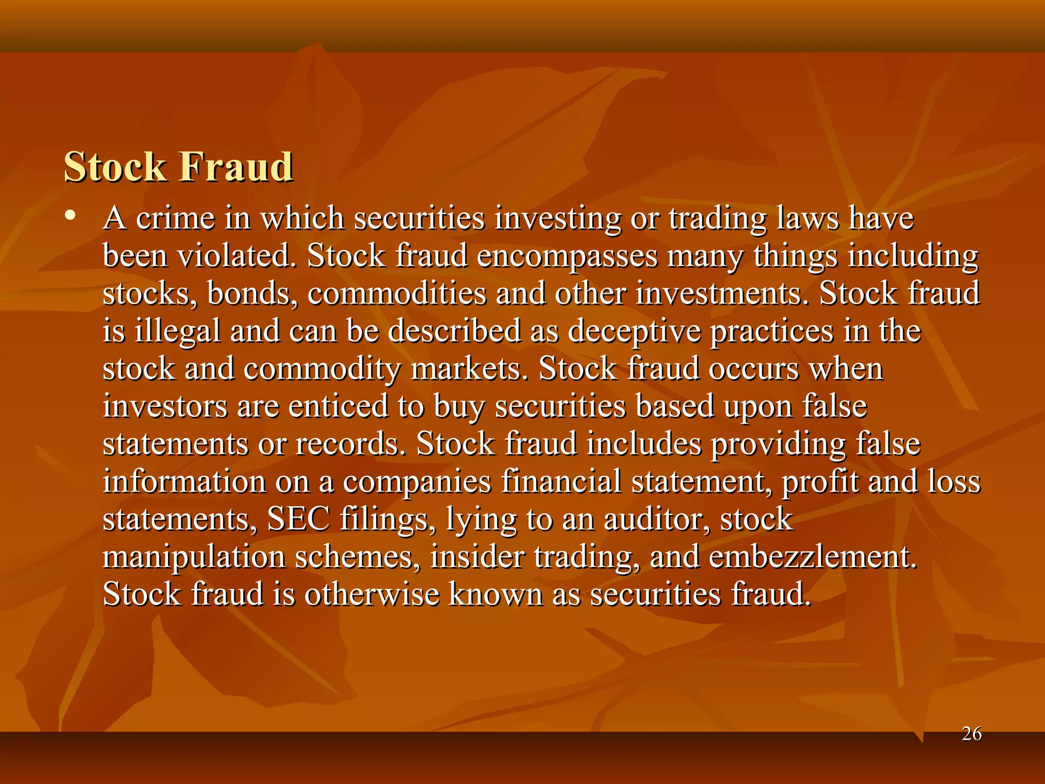 Fraud & corruption | PPT