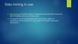 Fraud detection | PPT
