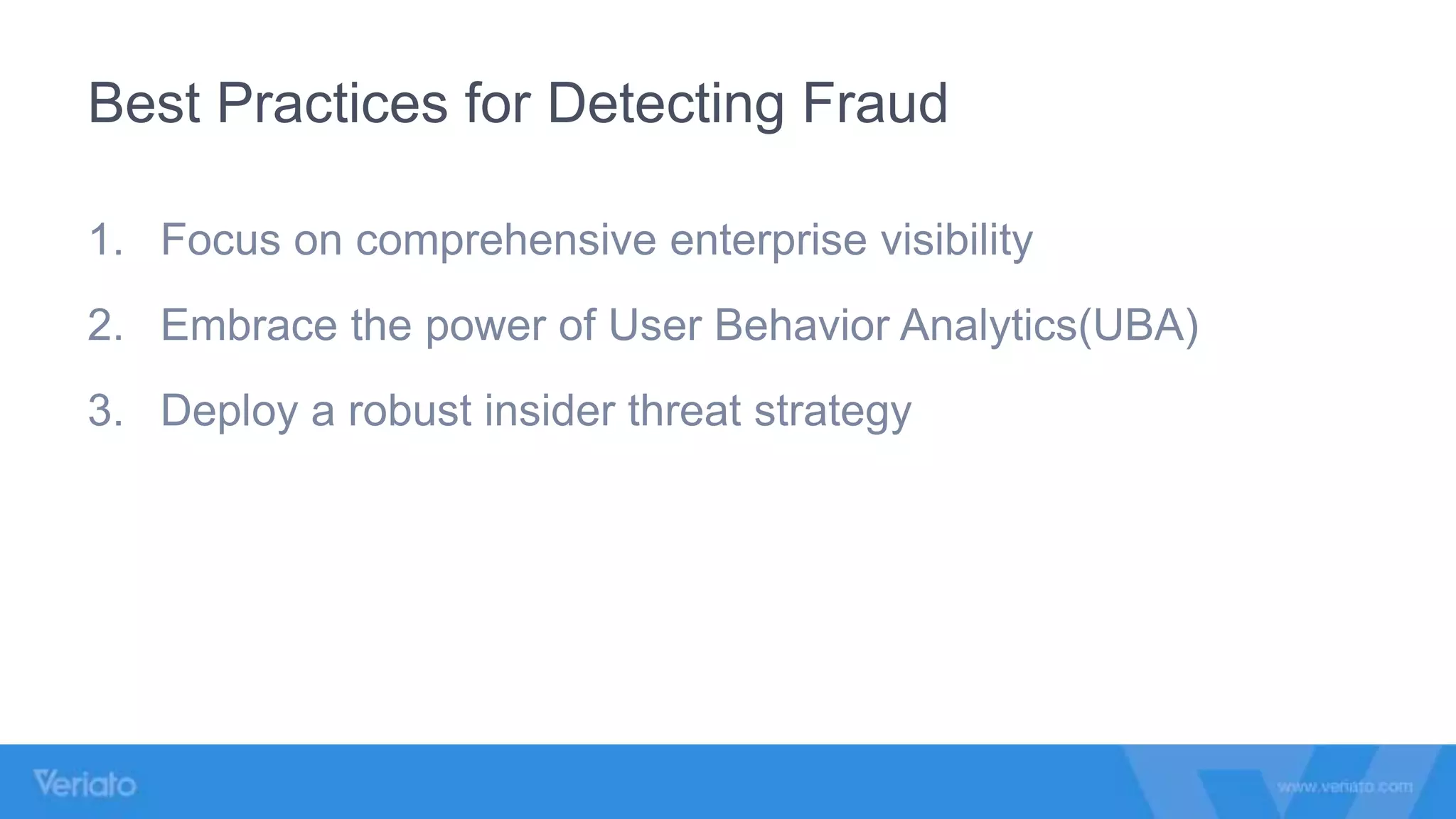 Fraud Detection With User Behavior Analytics | PPTX