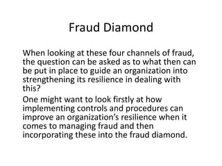 Fraud Diamond | PPTX