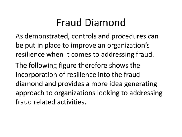 Fraud Diamond | PPTX | Business | Business and Finance