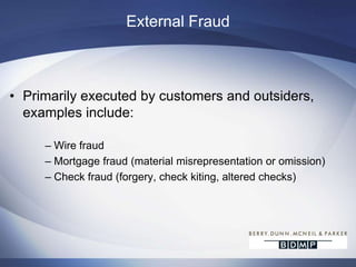 Bank Fraud & Data Forensics | PPTX | Crime & Harmful Acts to ...